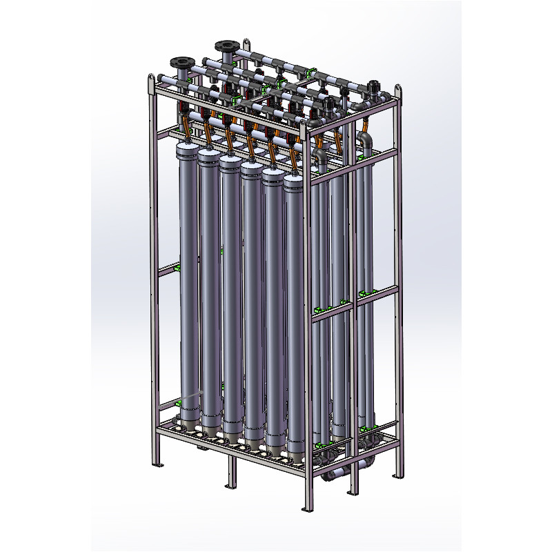 PVDF Curtain Membrane For Submerged MBR Hollow Fiber Ultrafiltration 40KG